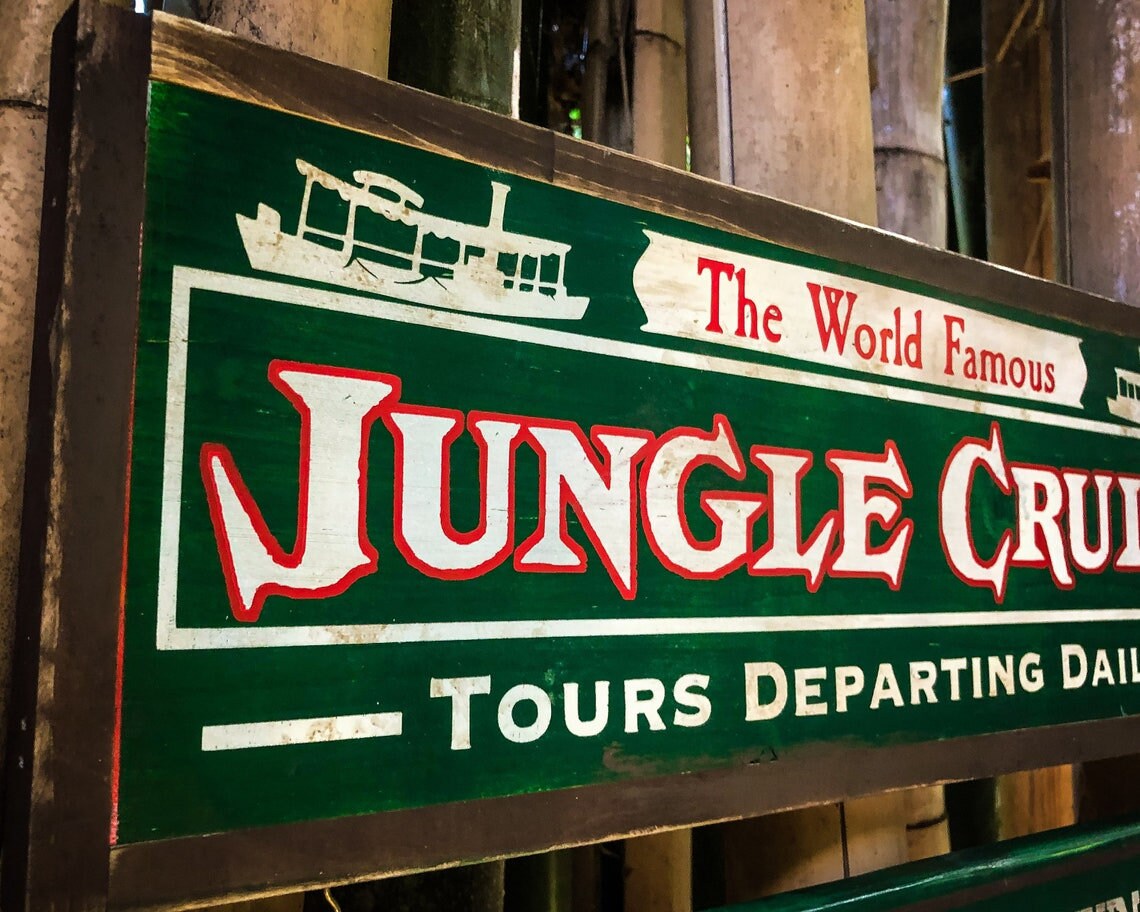 Cruising the Jungle Large Dock Sign Solid Wood and Paint - Etsy