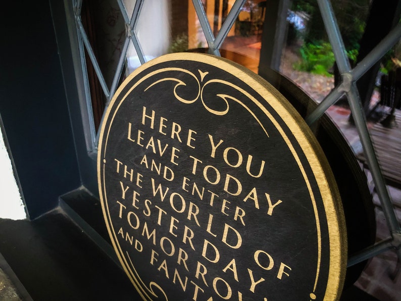 Magic Kingdom Welcome Sign, Handcrafted Solid Wood Wall Decor, Quality ...