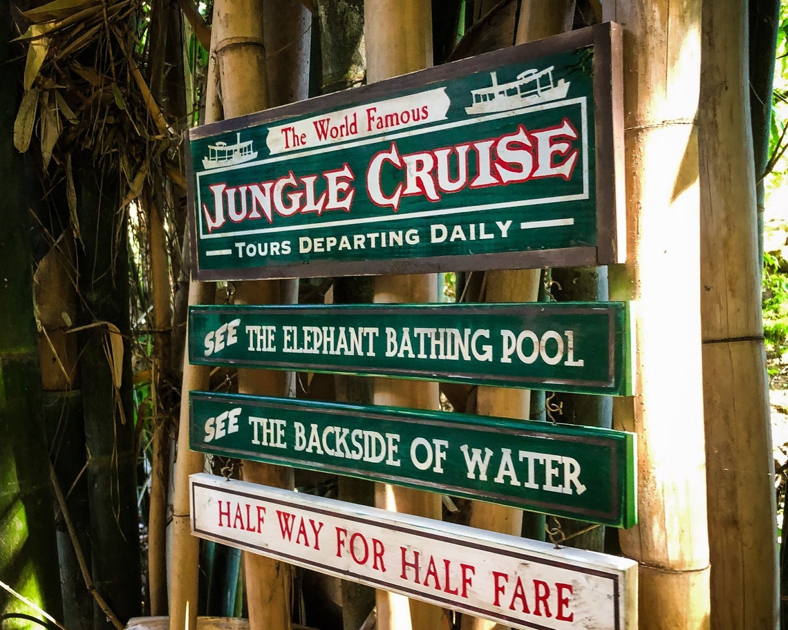 Cruising the Jungle Large Dock Sign Solid Wood and Paint - Etsy