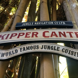 Cruising the Jungle Skipper Canteen Dock Sign, Solid Wood and Paint ...