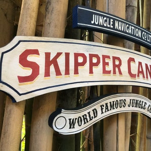 Cruising the Jungle Skipper Canteen Dock Sign, Solid Wood and Paint ...