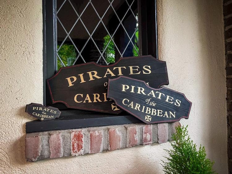 Hand Crafted Pirates of the Caribbean Shield, Rustic Wood Sign, Quality ...