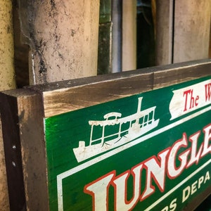 Cruising the Jungle Large Dock Sign, Solid Wood and Paint, High Quality ...