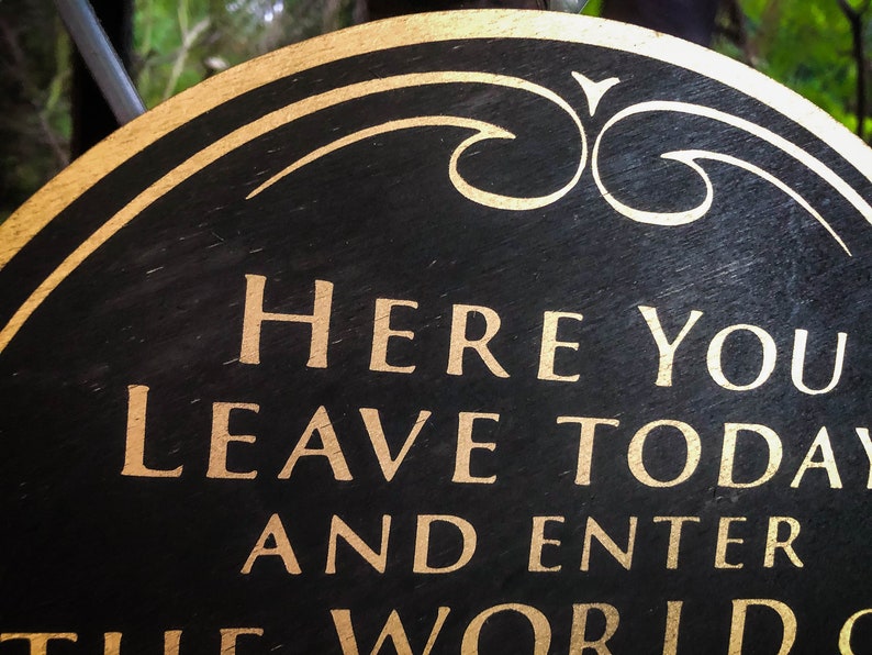 Magic Kingdom Welcome Sign, Handcrafted Solid Wood Wall Decor, Quality ...