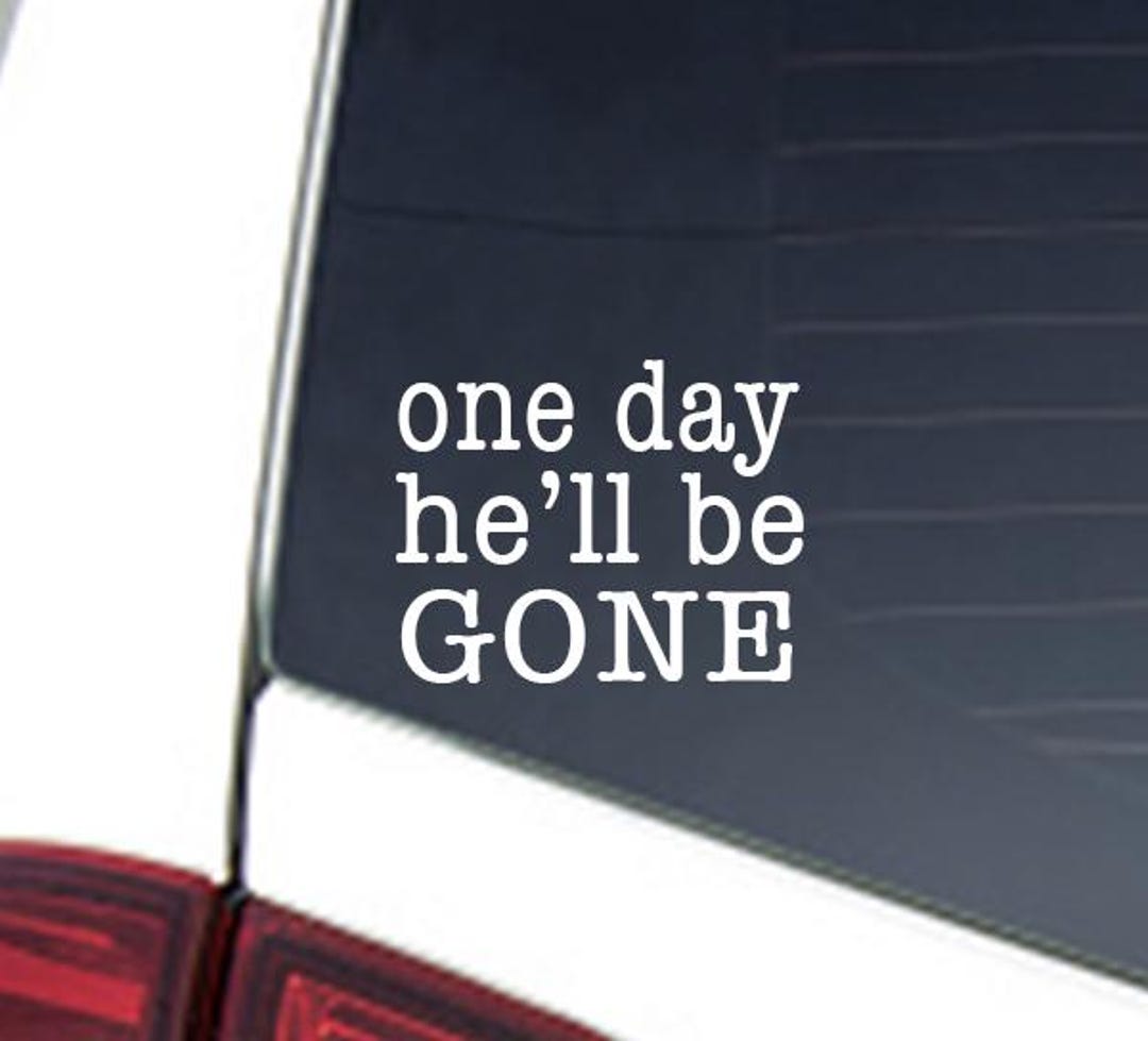 Trump Gone Bumper Sticker, Weatherproof Vinyl Decal, Quality Solid Wood ...
