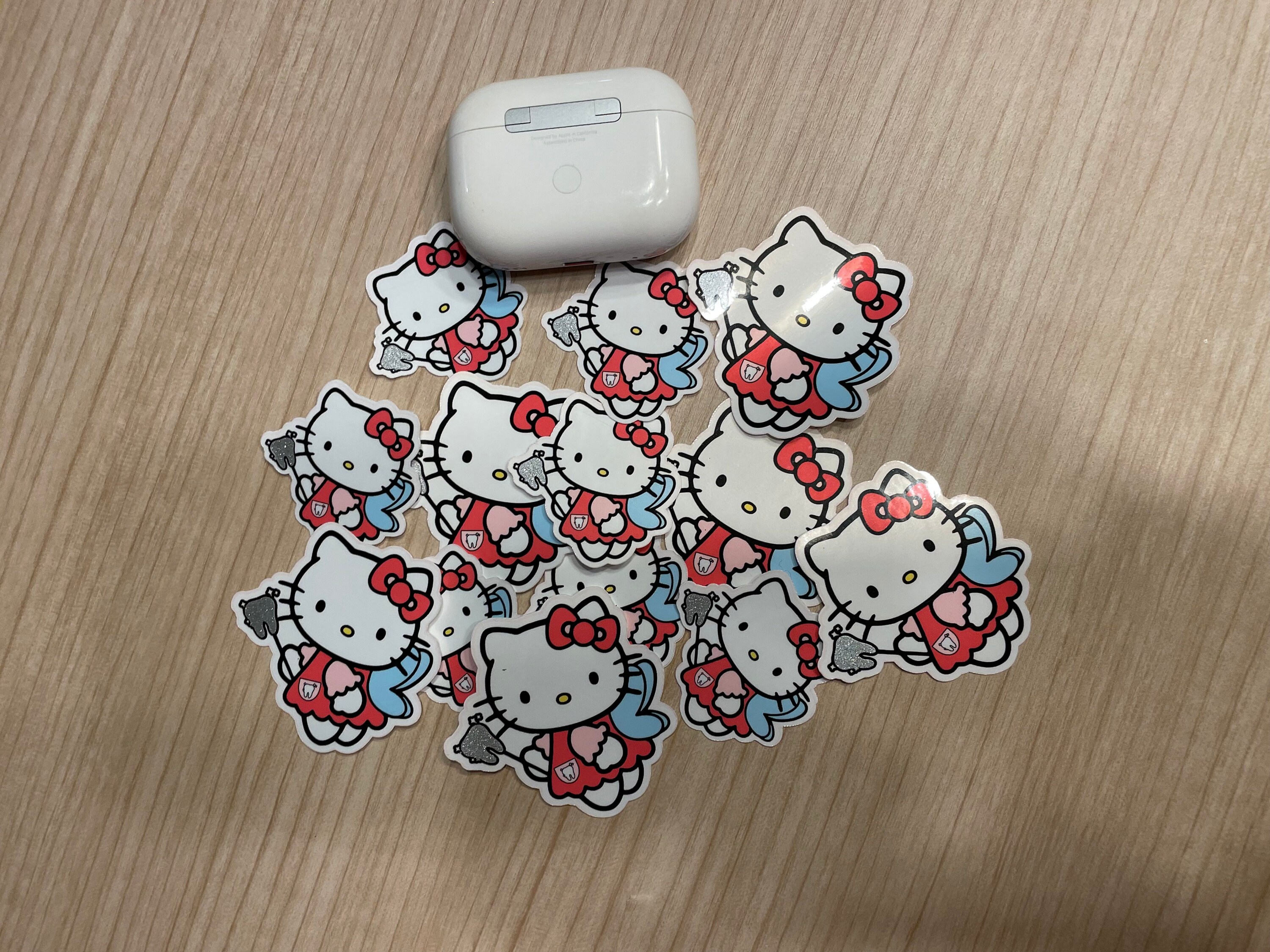 Hello Kitty Tooth Fairy Stickers, Dental Sticker, Dentistry, Sticker ...
