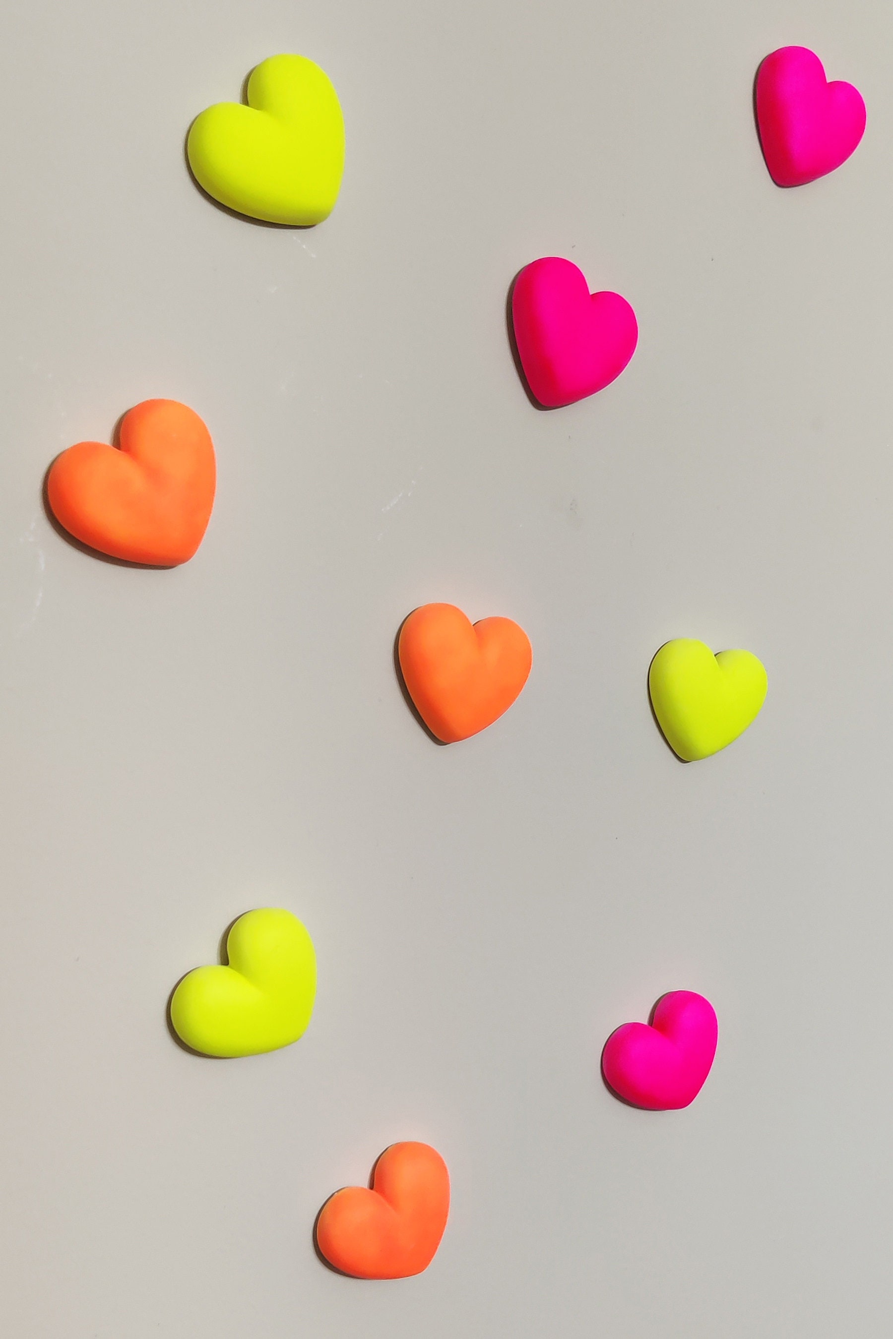 Hot Pink Heart Wall Sculpture Neon Pink Heart Wall Decor Pop Art High ...