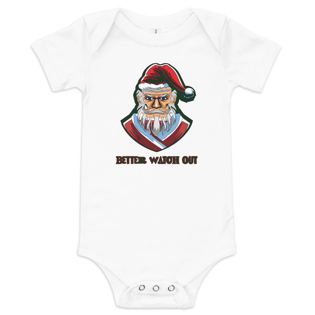 Better Watch Out Baby Short Sleeve One Piece - Etsy