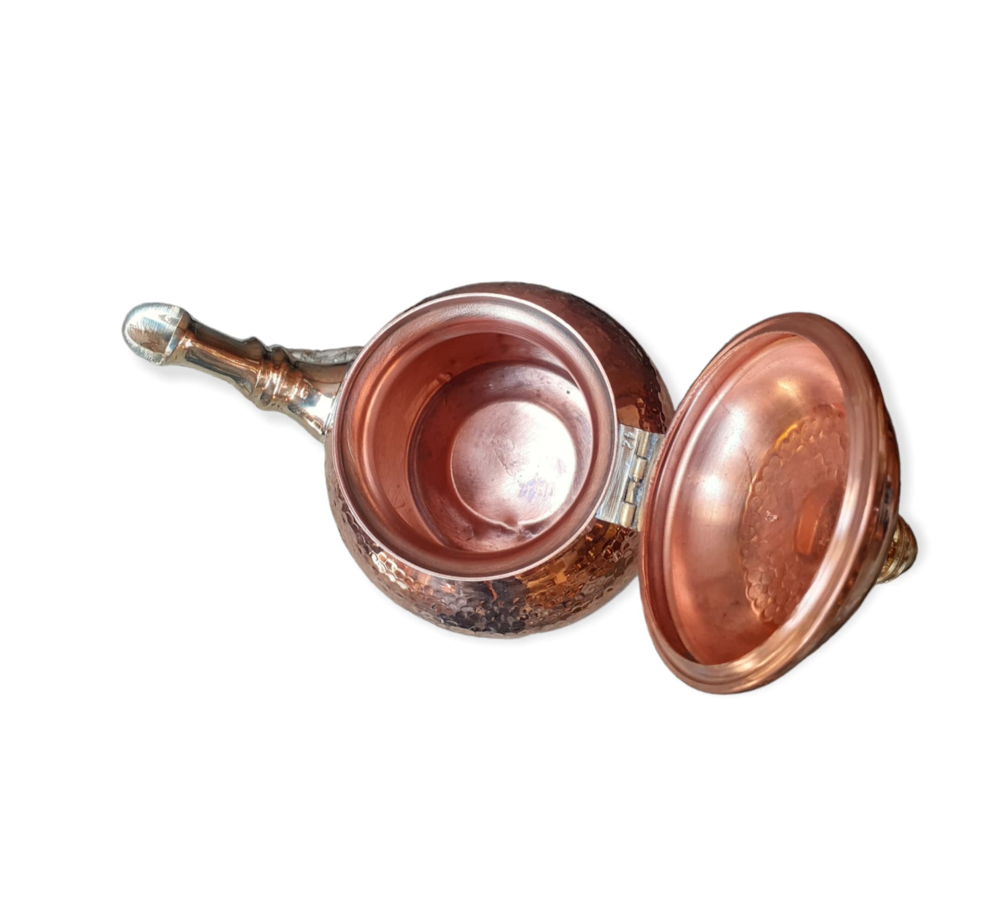 Moroccan Copper Teapot Romi, Traditional Arabic Tea Kettle, Artisanal ...