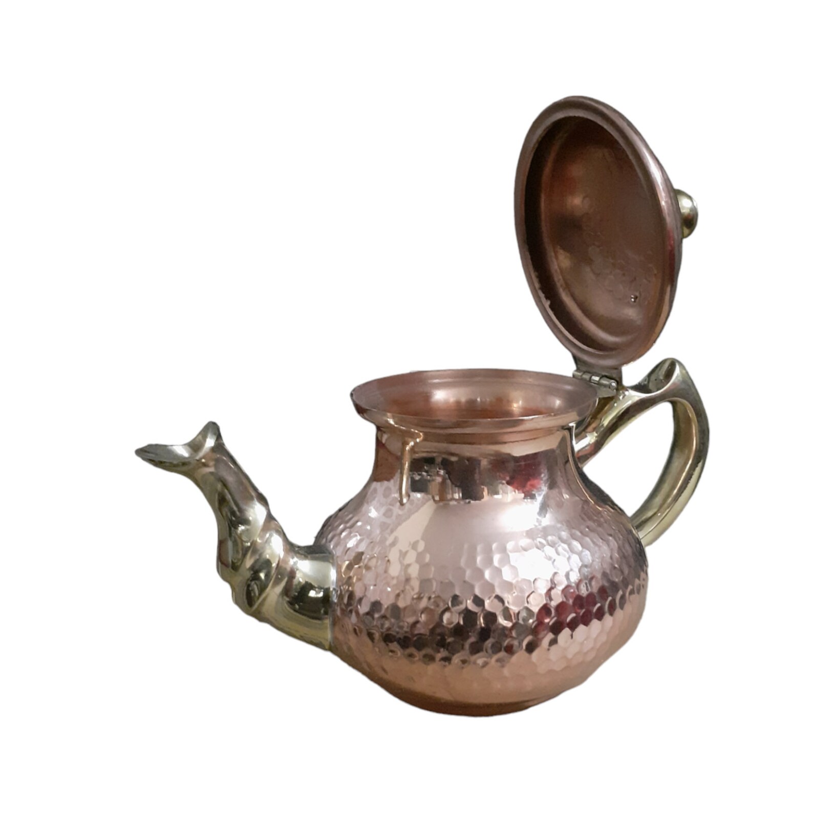 Handmade Moroccan Copper Teapot, Traditional Tea Kettle, Kitchen Decor ...