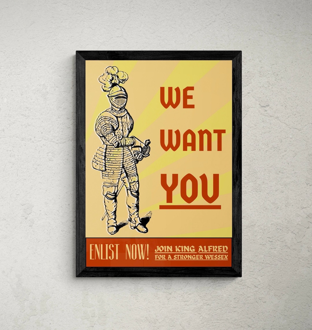 Medieval Inspired Propaganda Print | Historic Poster | Man Cave | Wall ...