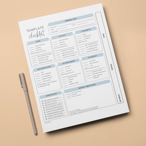 Countertop Template Checklist - Checklist for Templating Granite ...