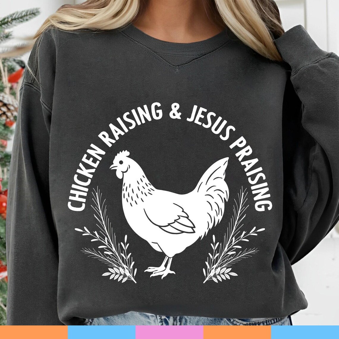 Christian Chicken Png Svg Png,chicken Raising & Jesus Praising Svg ...