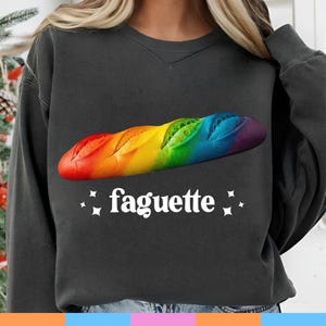 Funny Baguette Pride PNG, LGBT Faguette Clipart, French Gay Joke Design ...
