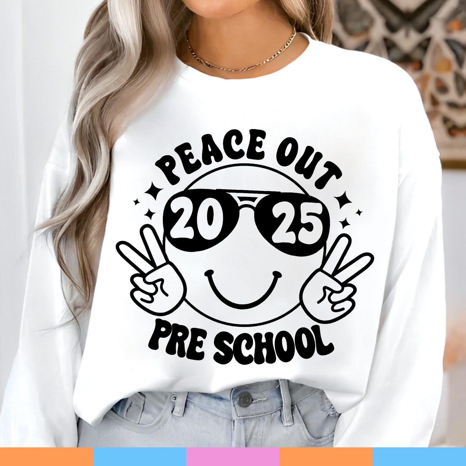 Peace Out School Svg Bundle, Retro Peace Out Svg, Summer Break Svg ...