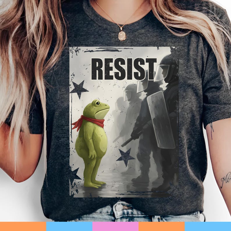Portland Frog Protest Png, Resist PNG, Political Activist Digital ...