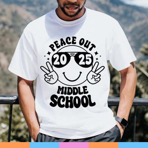 Peace Out School Svg Bundle, Retro Peace Out Svg, Summer Break Svg ...