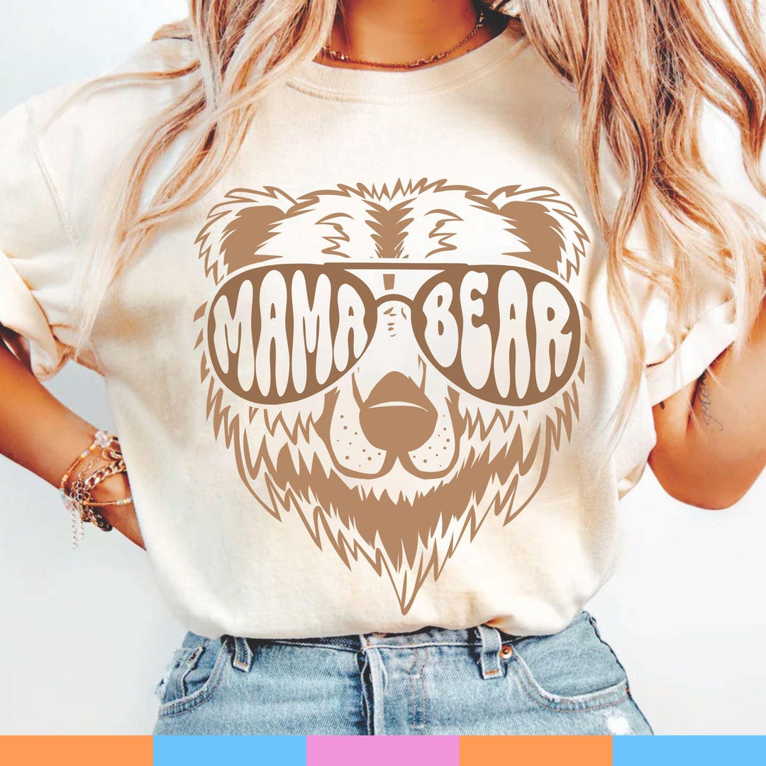 Mama Bear SVG | Mama Bear With Sunglasses | Mommy SVG | Mom to Be Svg ...
