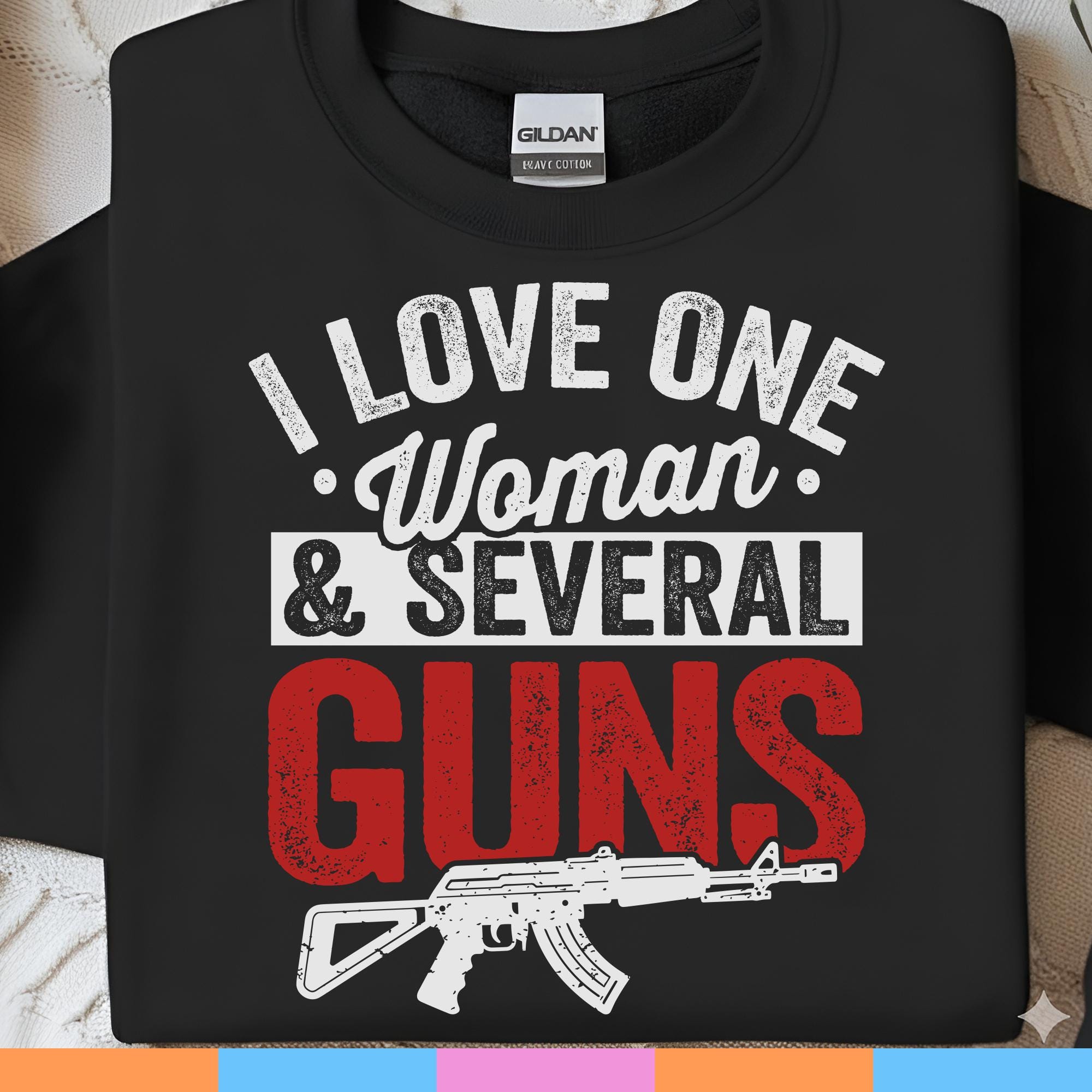 I Love One Woman and Several Guns Png, 2nd Amendment Png, 2A Png ...