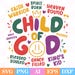 Child of God Kids PNG SVG, Christian Shirts for Boys, Biblical Toddler ...