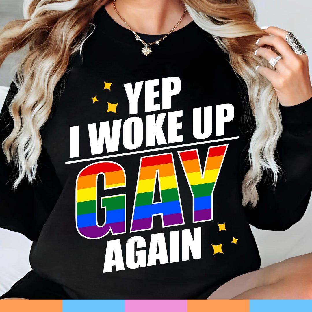 Woke up Gay Svg - Pride Rainbow Queer Gay CSD Party LGBTQ - Etsy