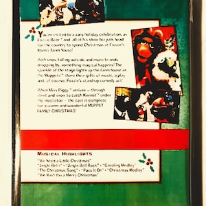 A Muppet Family Christmas DVD - Etsy