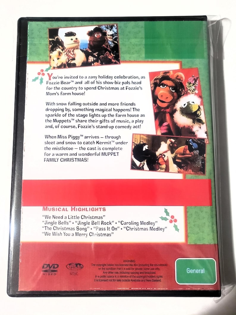A Muppet Family Christmas DVD - Etsy