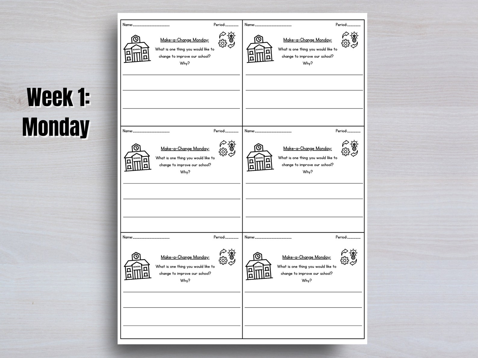 Weekly Warm-ups *ALL PACKS (#1 - #5)* // Warm-ups for Each Day of the ...