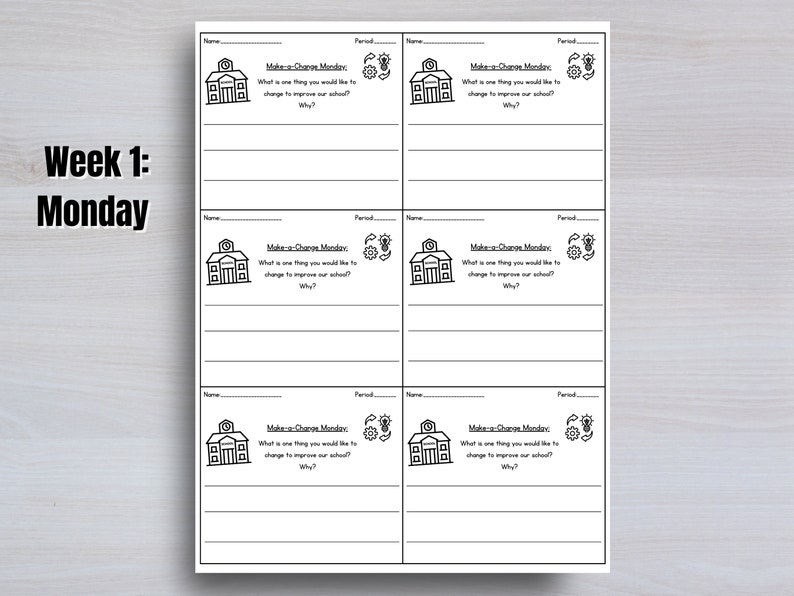 Weekly Warm-ups *ALL PACKS (#1 - #5)* // Warm-ups for Each Day of the ...