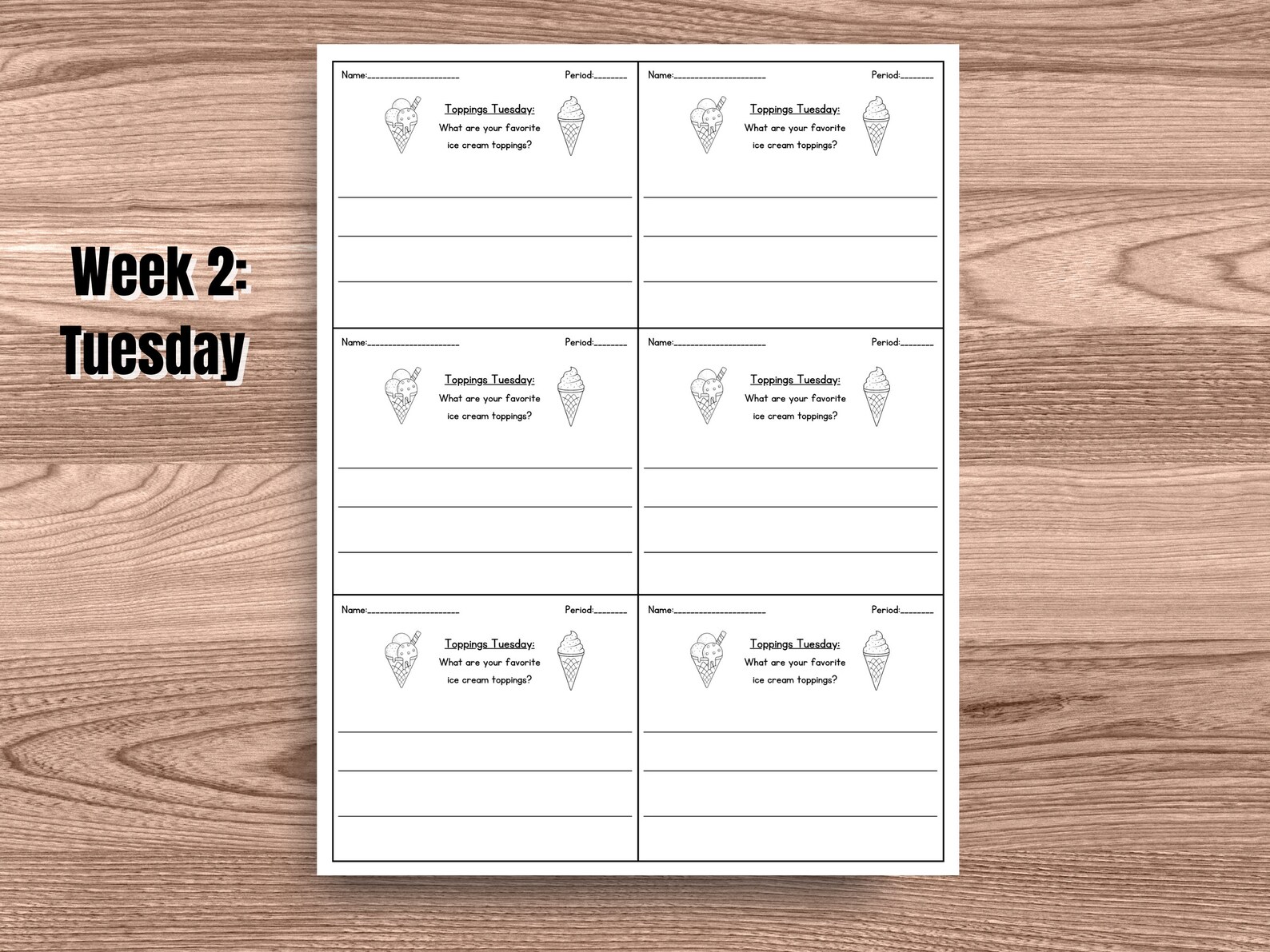 Weekly Warm-ups *ALL PACKS (#1 - #5)* // Warm-ups for Each Day of the ...