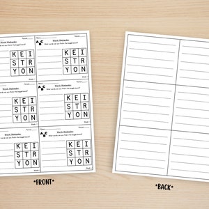 Wordy Wednesday Warm-ups - Classroom Materials - Etsy