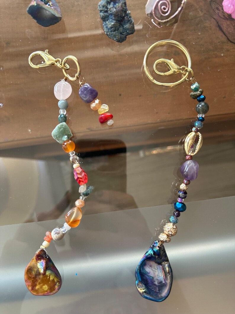 Crystal Bead Keychain - Etsy UK