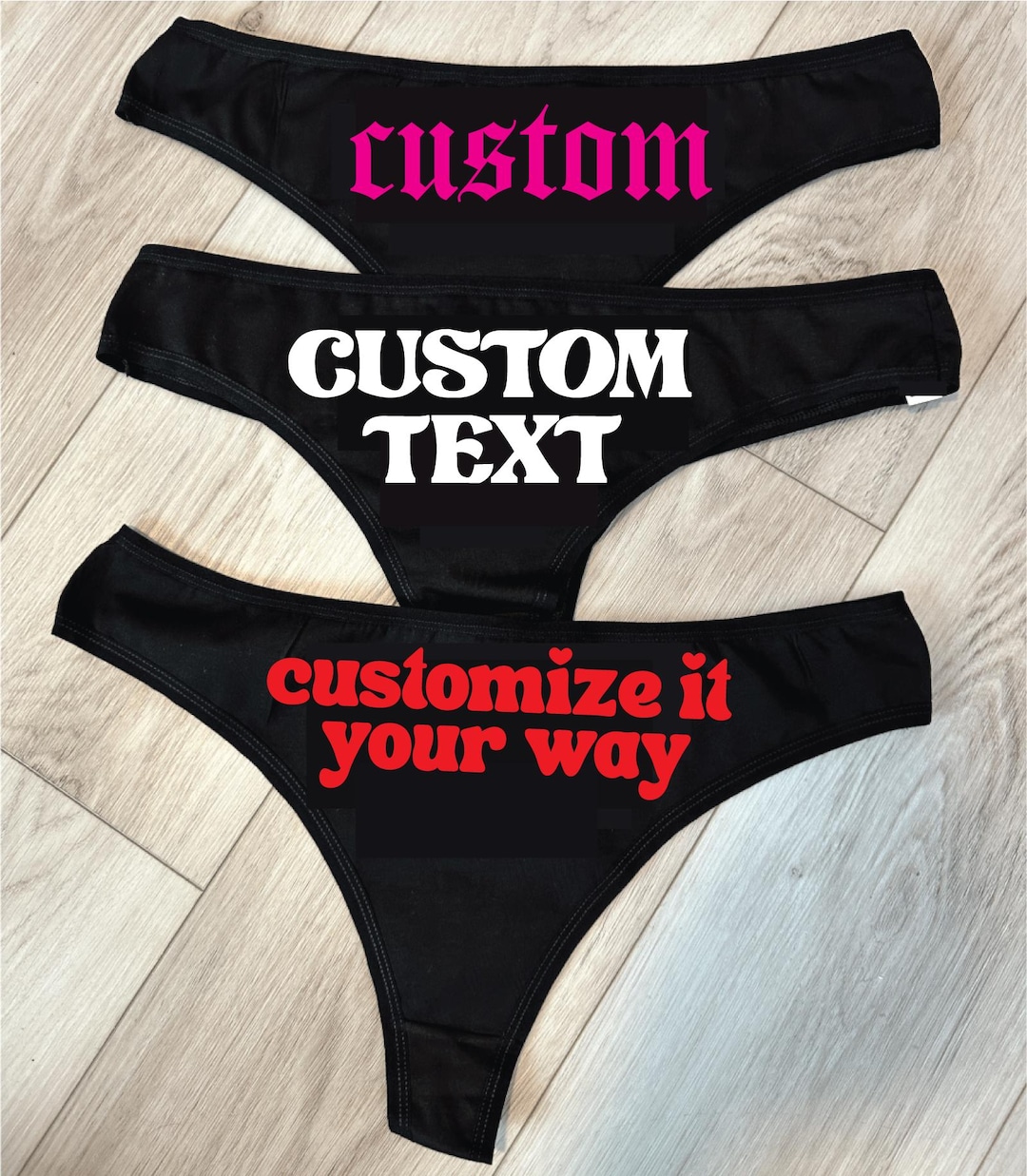Custom Panties Custom Underwear Funny Personalized Panties Anniversary ...