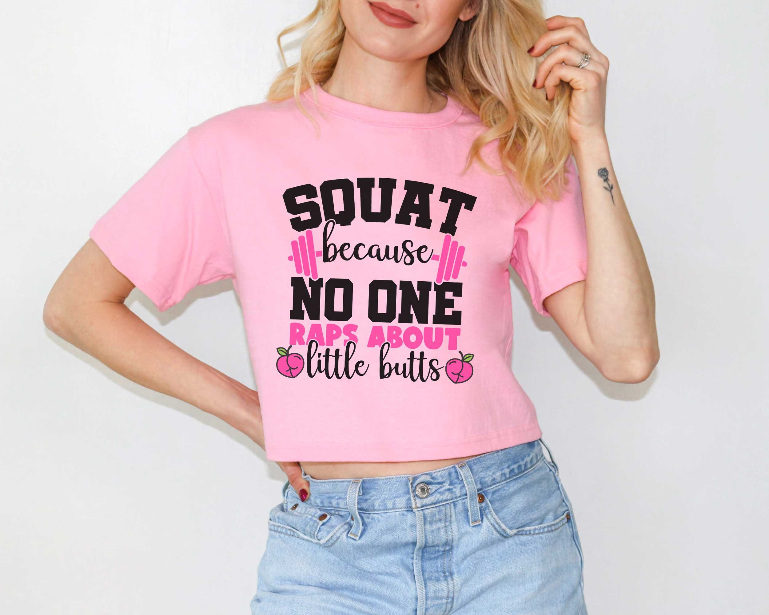 Crop Top, Work Out, Trendy Top, Booty Workout T-shirt, Pump Cover, Y2k ...