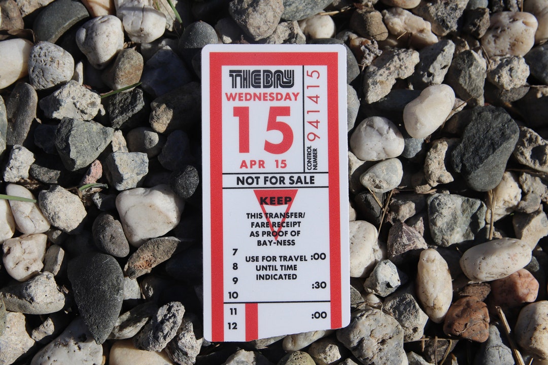 Muni 415 Transfer Sticker San Francisco - Etsy