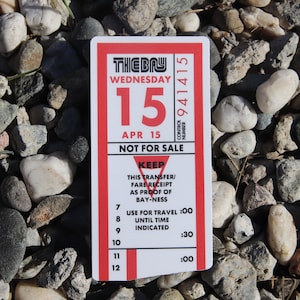 Muni 415 Transfer Sticker San Francisco - Etsy