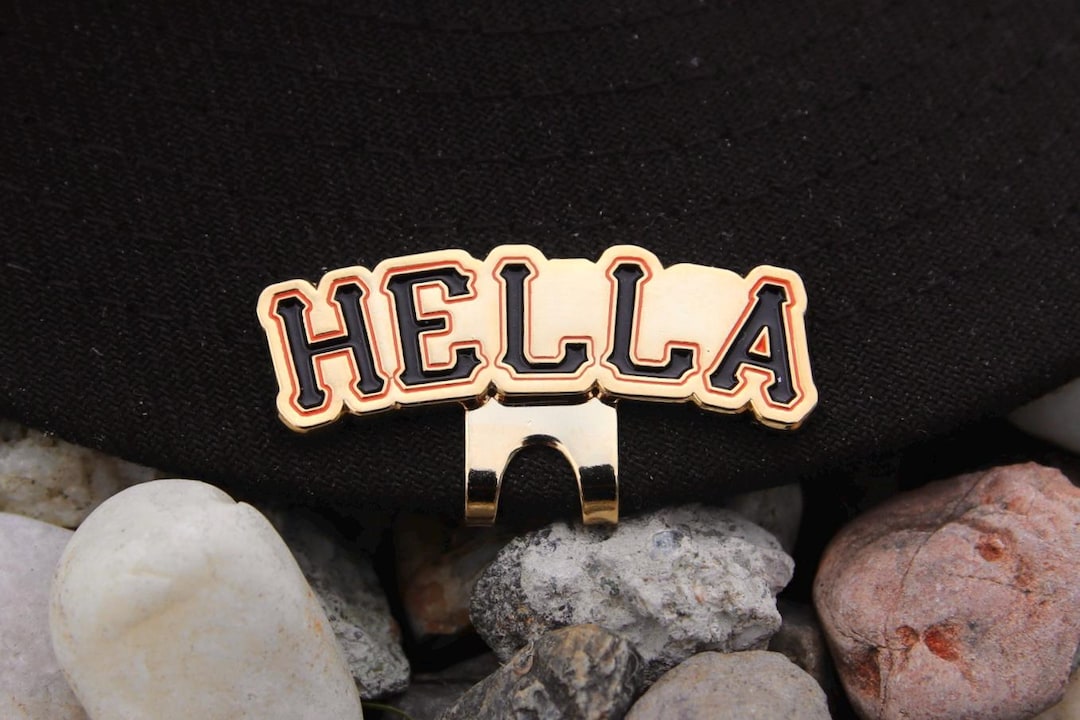 Hella Hat Clip Blip San Francisco Giants SF Bay Area Enamel Pin - Etsy