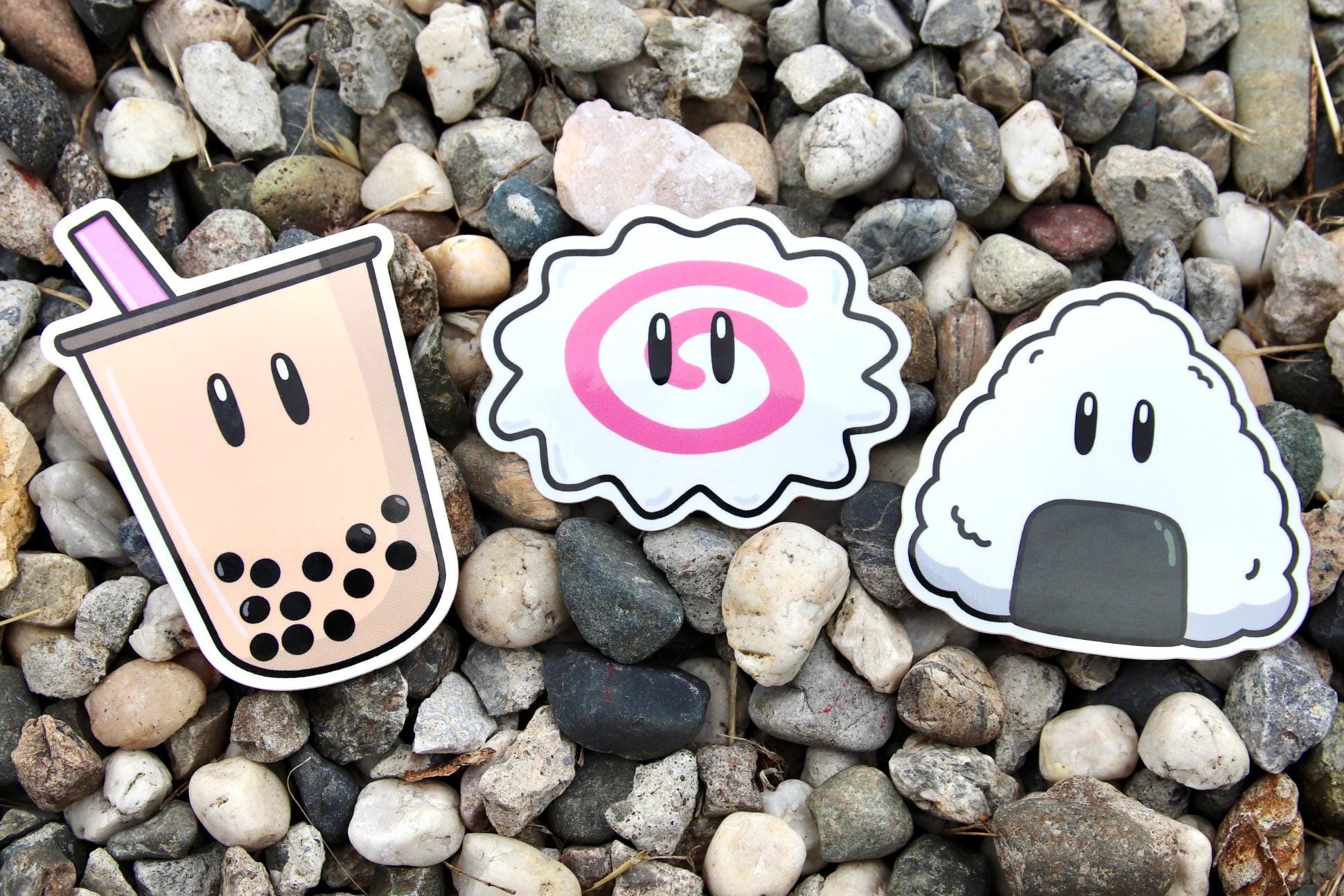 Mario Onigiri Sticker Decal Kawaii - Etsy