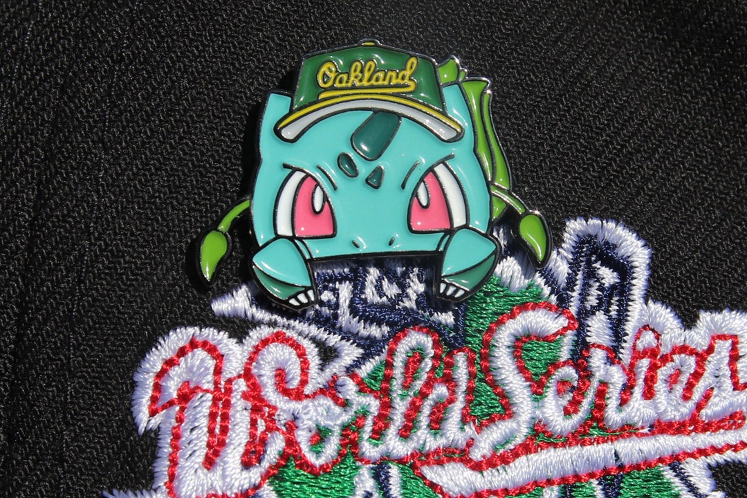 Bulbasaur Oakland As Athletics Pokémon Peeker Pin Bay Area Enamel Pin ...
