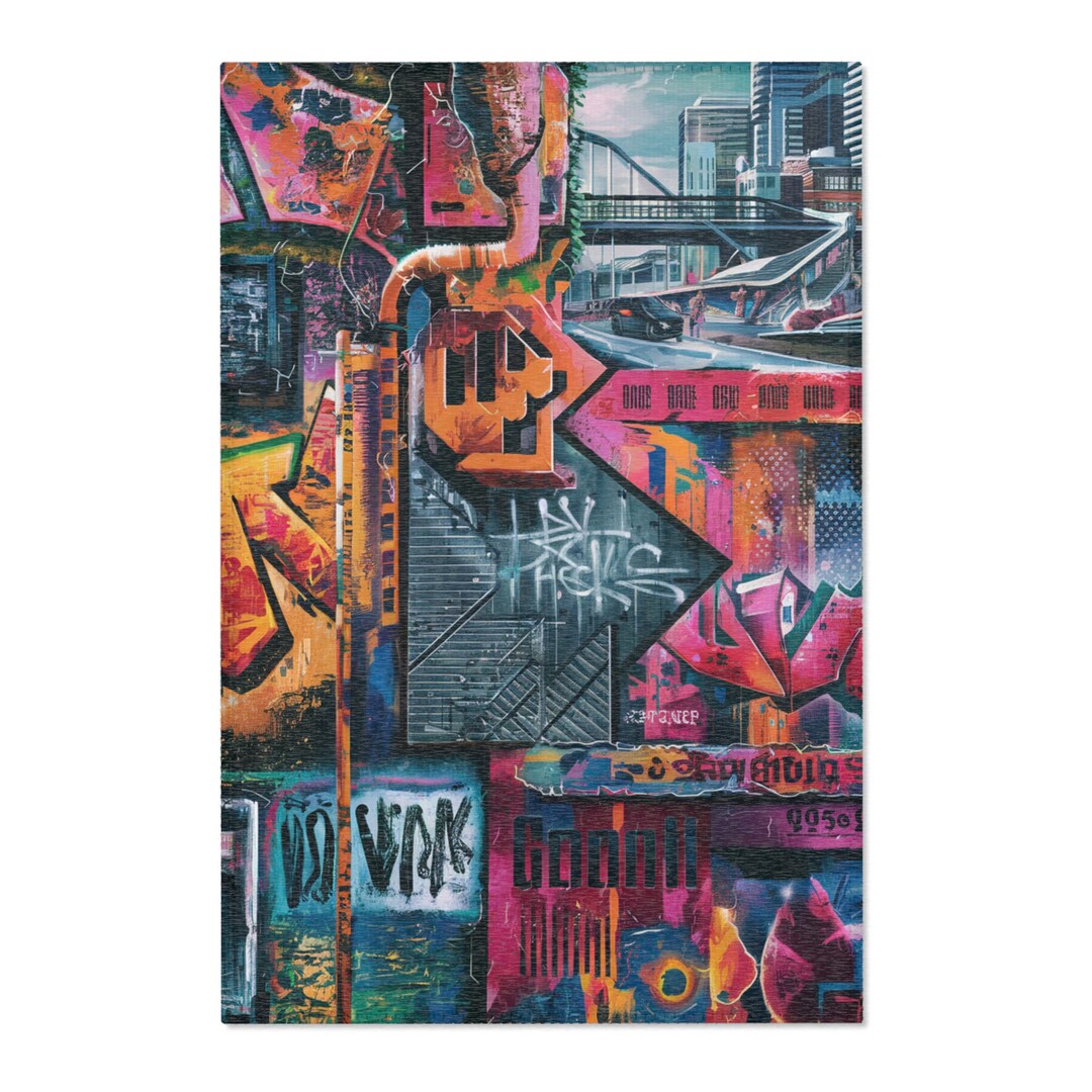 Graffiti: Area Rugs - Etsy