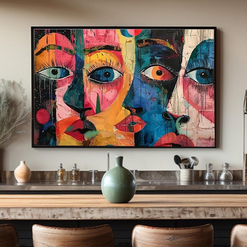 New "2 Faces" Abstractartsurrel &subconscious Captivates Landscape ...