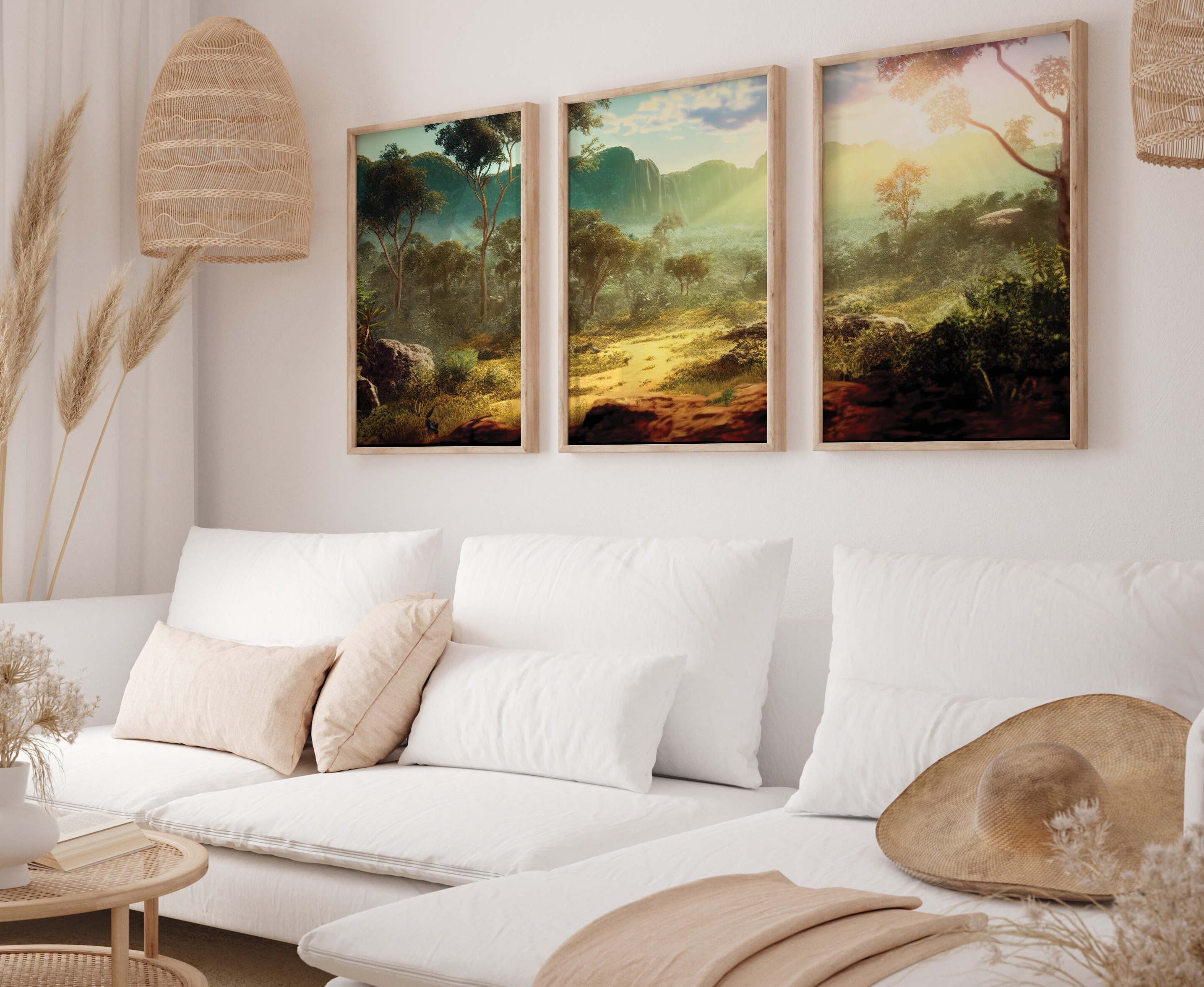DIGITAL DOWNLOADS. Wall Art, Set of 3 Beautiful Prints, Digital Art ...