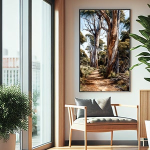 Australian Wall Art Prints. Giant Silky Oak 1, Outback Landscape Rural ...