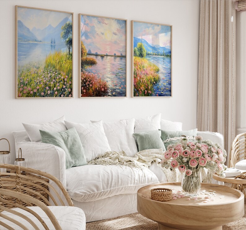 Claude Monet Set3 Printable Posters Vintage Impressionism - Etsy