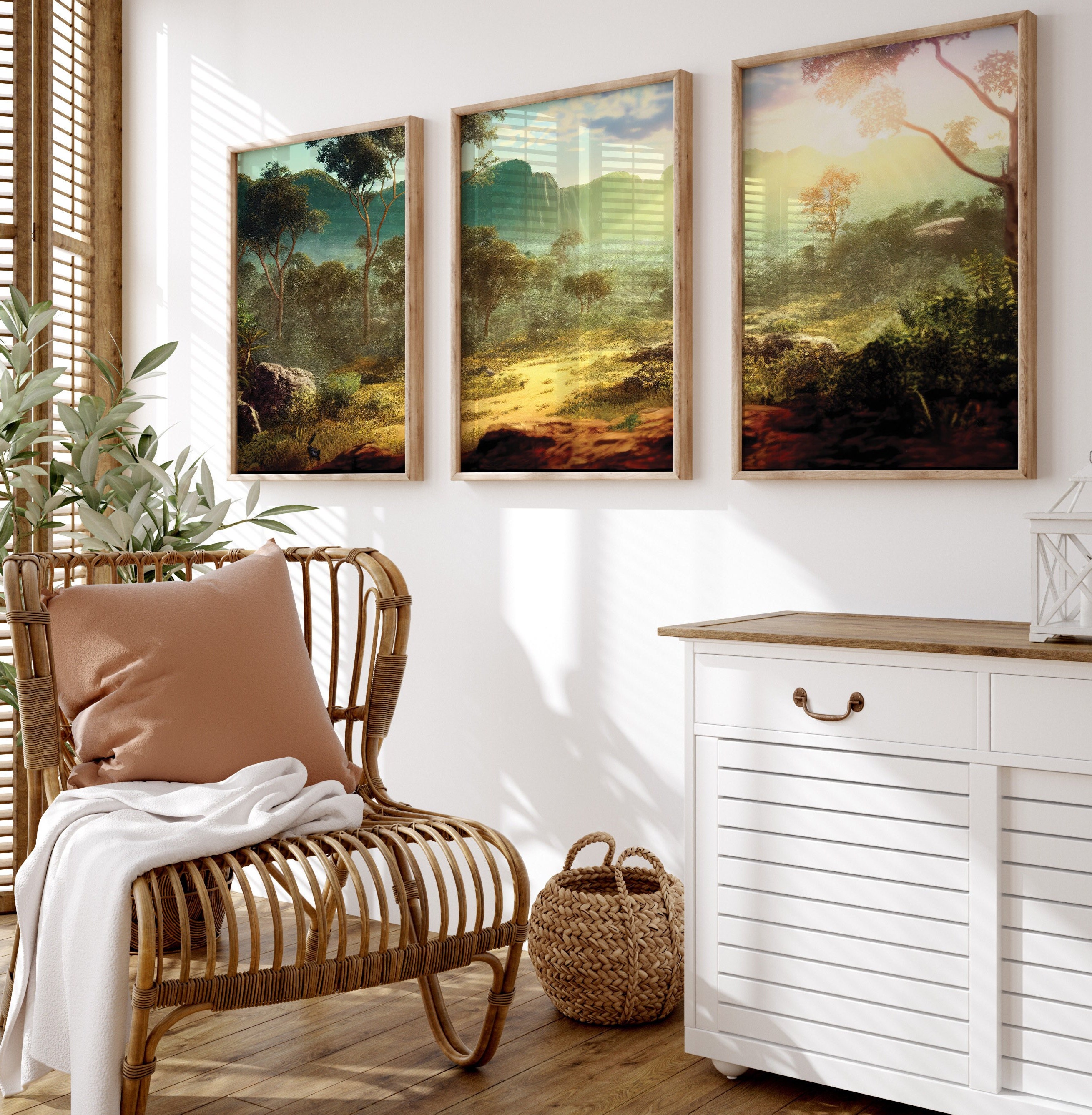 DIGITAL DOWNLOADS. Wall Art, Set of 3 Beautiful Prints, Digital Art ...