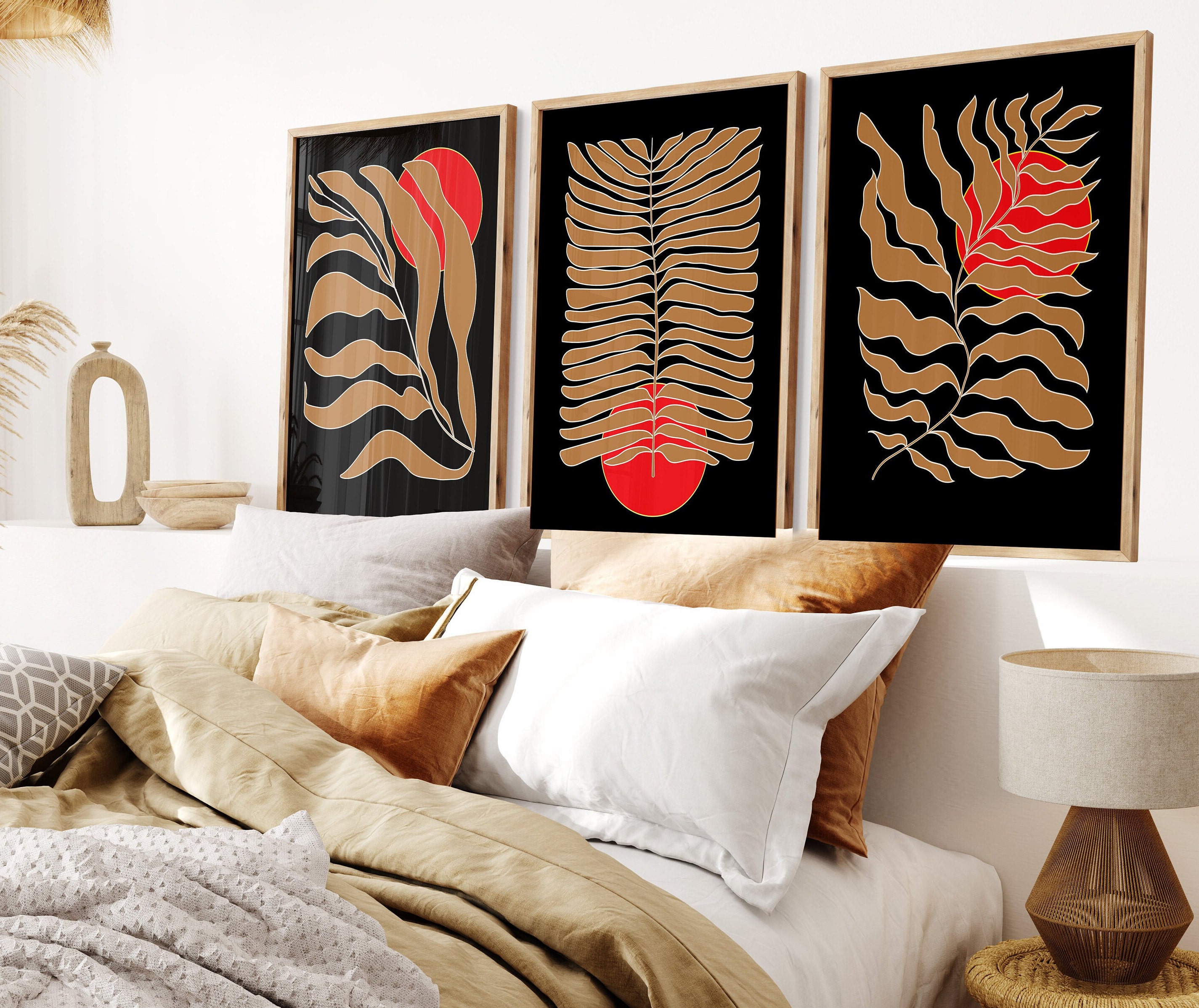 DIGITAL DOWNLOAD. matisse New Fern 1, Geometric Wall Art, Set of 3 ...