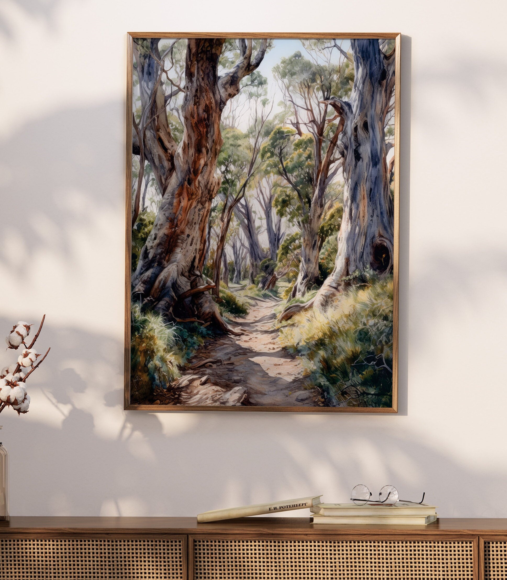 Australian Wall Art | Print Giant Silky Oak 2, Outback Landscape Rural ...