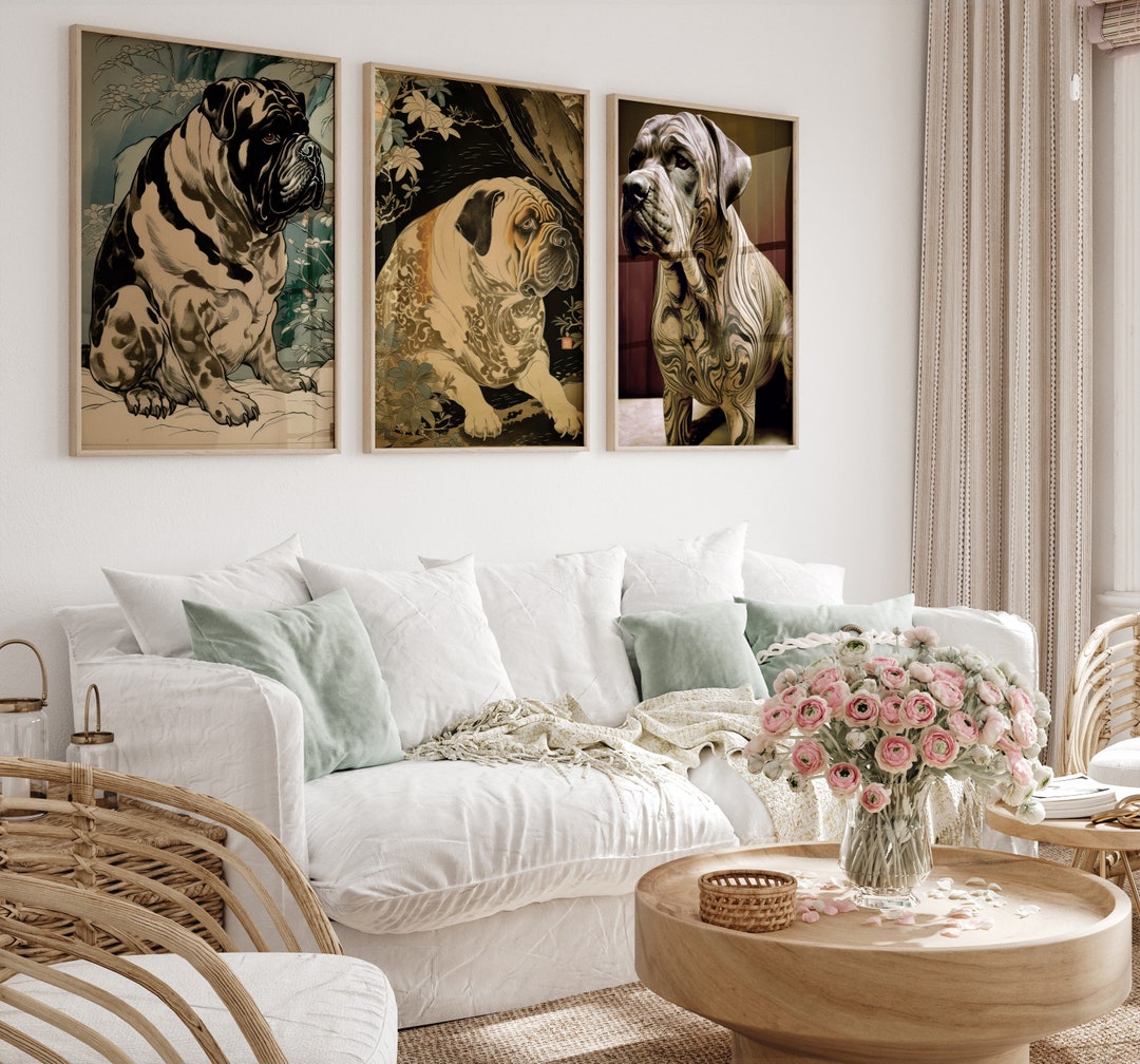 Digital Wall Downloadable SET 3, the Tosa Inu is a Rare Japanese ...