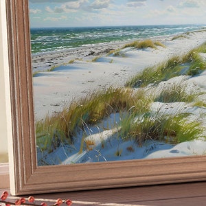 Vintage Coastal 2 Seaside, Dunes Painting, Rustic Beach Art, Beach ...