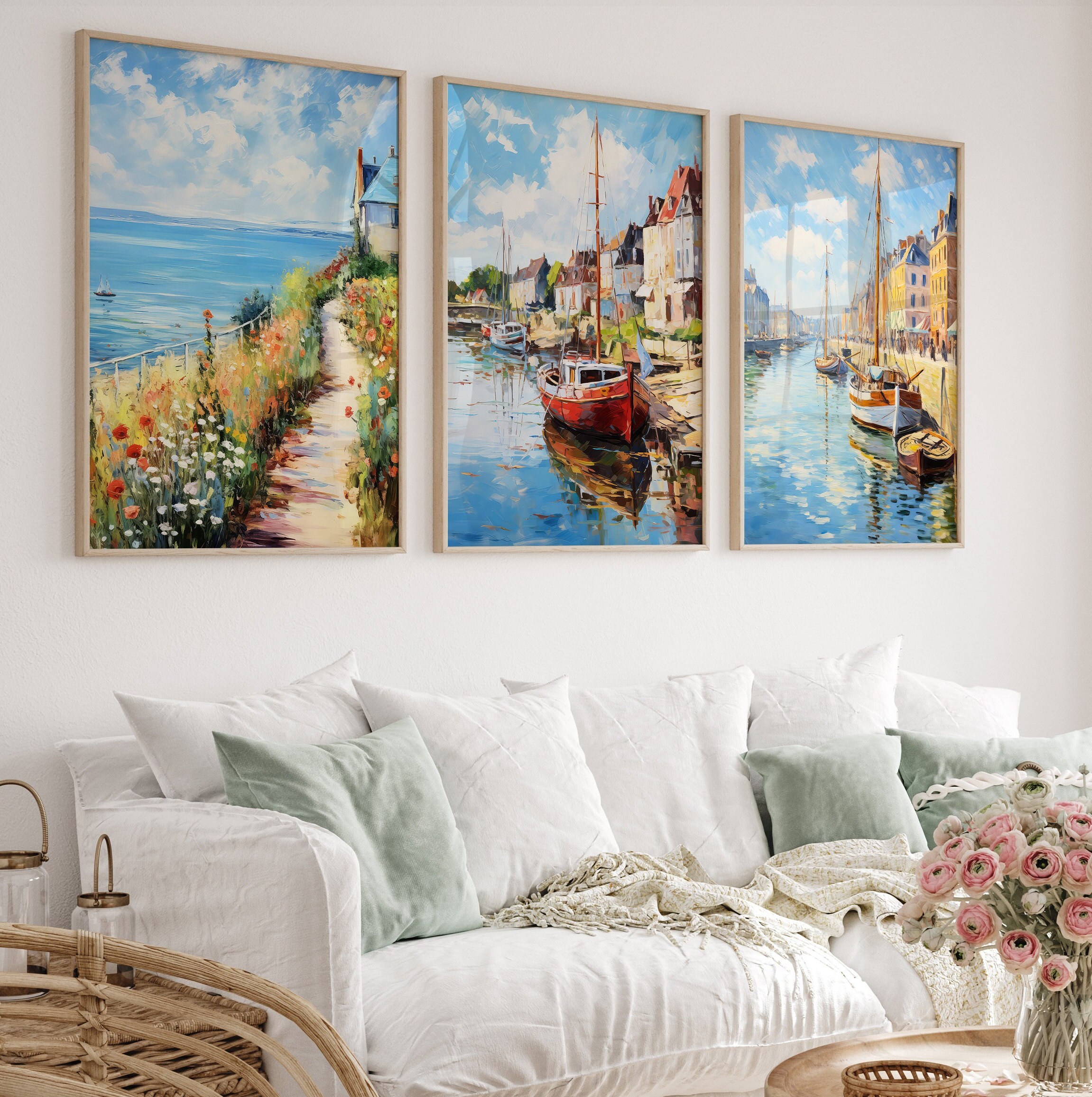 Claude Monet Set3 Printable Posters Vintage Painting Wallart ...